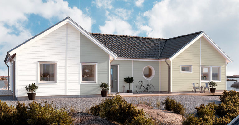 Vit fasad - Nordsjö Idé & Design